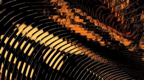 Premium Photo Abstract Golden D Rendering