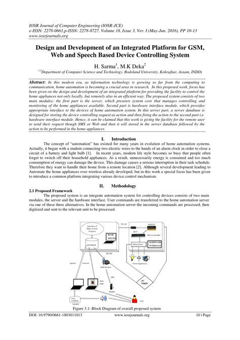 PDF Design And Development Of An Integrated Platform For GSM Web And Speech Based Device