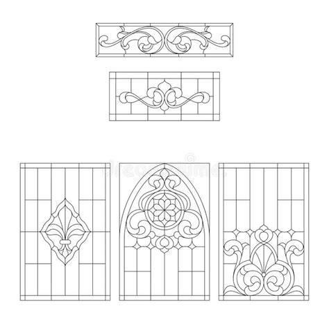 Decorative Items For Stained Glass Stock Illustration Illustration Of