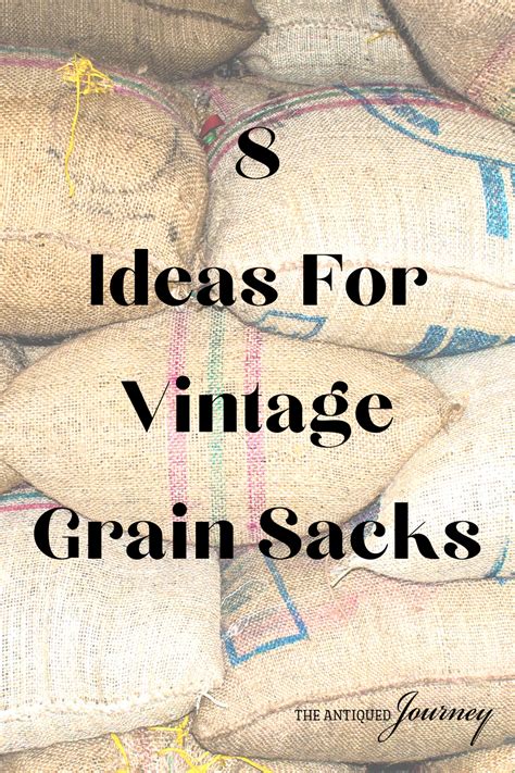8 Creative Uses For Vintage Grain Sacks
