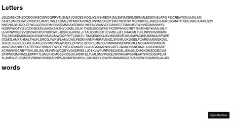 Spellchecker Codesandbox