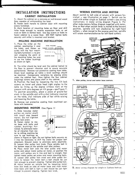 Clausing 8520 And 8525 Vertical Milling