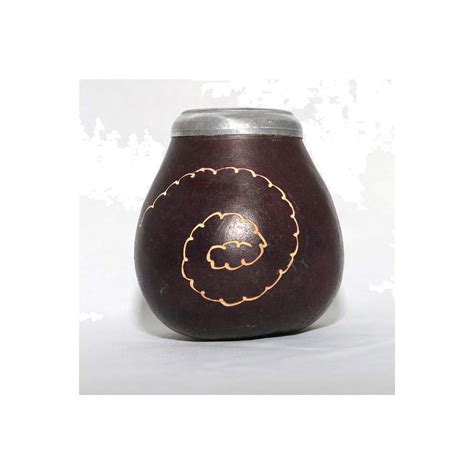 Calebasse Simple Décor Spirale Calebasse Simple Décor Spirale