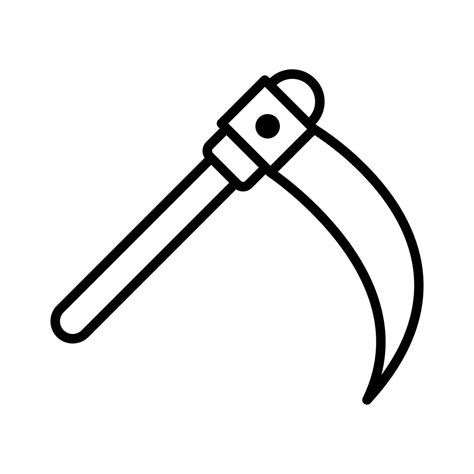 Scythe Icon Design Vector Template 34903688 Vector Art At Vecteezy