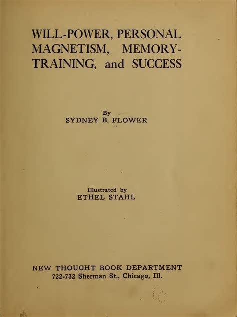 1921 Flower Will Power Personal Magnetism Memory Training Pdf Breathing Epictetus