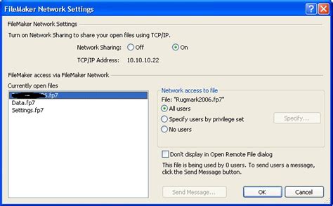 Solved Filemaker V9 And V10 Can See Server From Filemaker Pro But Files Do Not Show As