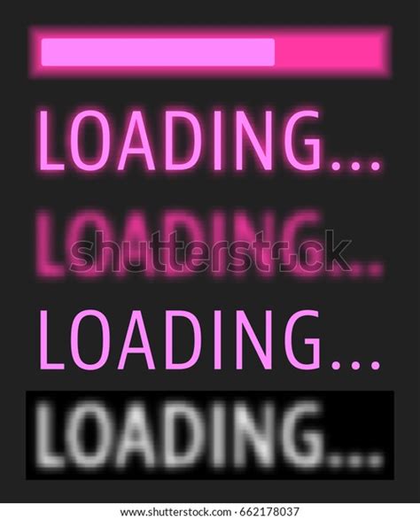 Loading Various Text Progress Bar Vector Stock Vector Royalty Free 662178037 Shutterstock