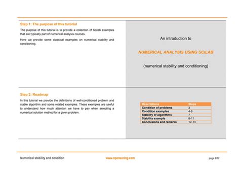 Numerical Analysis Using Scilab Numerical Stability And Conditioning Ppt