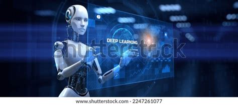 Deep Learning Artificial Intelligence Neural Network Stock Illustration