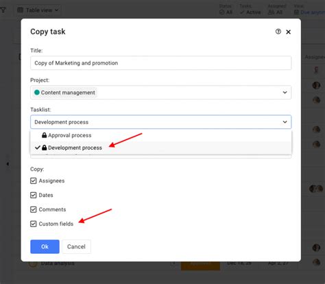 custom fields