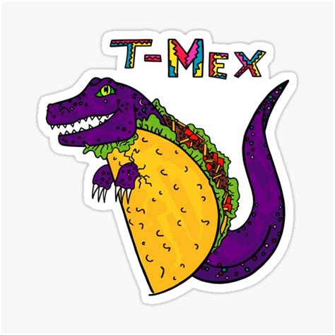 T Mex Sticker For Sale By Mickeylala Redbubble