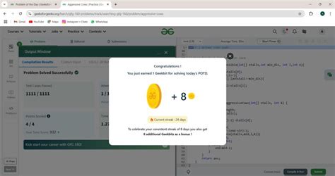 Akash Kumar Dubey On Linkedin Geekstreak Datastructures Gfg160