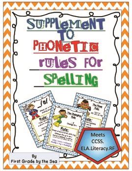 Supplement To Phonetic Rules And Spelling Anchor Charts By Pauline Pretz
