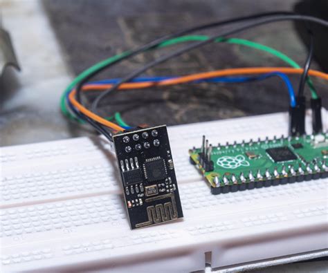 Webserver Using Pi Pico And Esp01 3 Steps Instructables