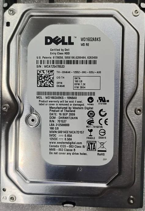 Dell Hard Disk Memory Size 160gb At 2500 Piece In Mumbai ID 2852790364397