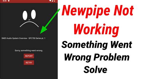 Newpipe Not Working How To Fix NewPipe Sorry Something Went Wrong Problem Newpipe