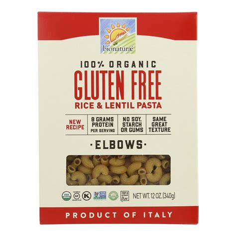 Bionaturae Pasta Og1 Elbows Gf Cs Of 12 12 Oz