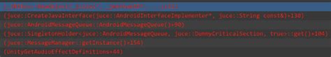 building juce plugins for android unity projects with a native message queue playful tones