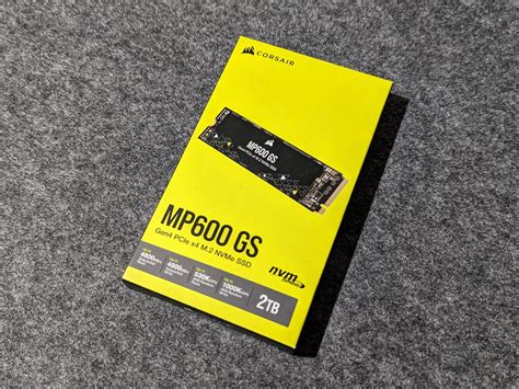 Corsair Force Series MP600 GS Review Corsair S New Mid Range SSD