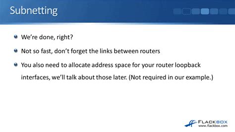 Vlsm Variable Length Subnet Mask Example Flackbox