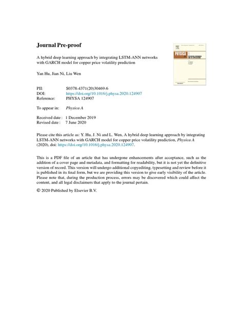 A Hybrid Deep Learning Approach By Integrating Lstm Ann Networks Pdf Artificial Neural