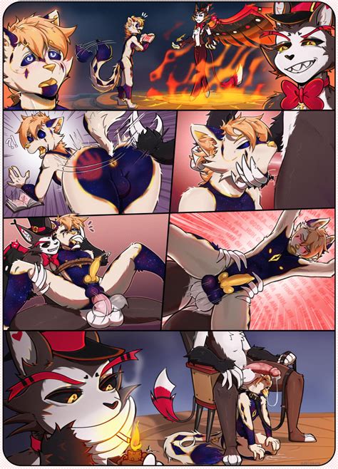 Rule 34 Absurd Res Anal Anthro Canid Canine Cigarette Comic Demon Duo