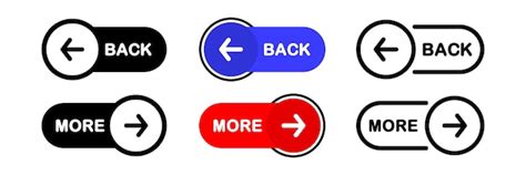 Premium Vector Previous And Next Navigation Buttons Prev Next Web Page Button For Move To The