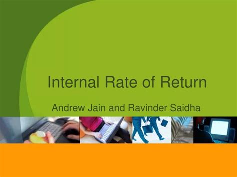 PPT Internal Rate Of Return PowerPoint Presentation Free Download ID