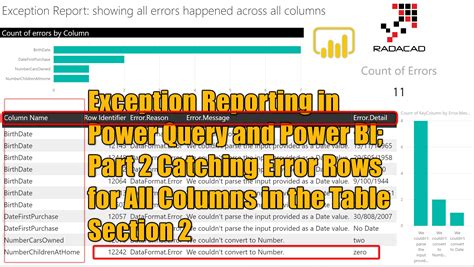 Exception Reporting In Power Query And Power Bi Part 2 Catching Error Rows For All Columns In