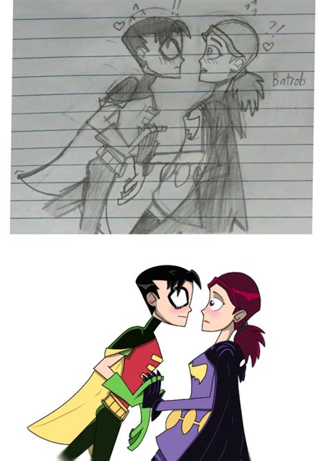 Batgirl X Robin Fanart By Bellamxp On Deviantart
