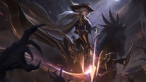 46 League Of Legends Ashe Wallpaper On Wallpapersafari