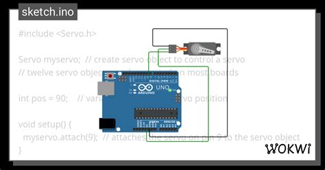 Servo Capteur Copy Copy Wokwi Esp32 Stm32 Arduino Simulator