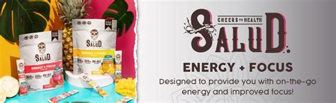 Salud 2 In 1 Energy And Focus Drink Powder Strawberry