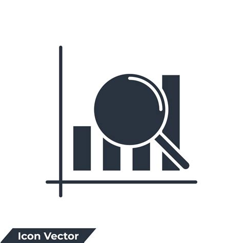 Analytics Icon Logo Vector Illustration Research Analyze Business Symbol Template For Graphic