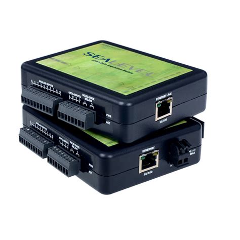 Sealevel Ethernet Modbus Tcp To 8 Ad 2 Optically Dry Contact Input 2 Solid State Relay