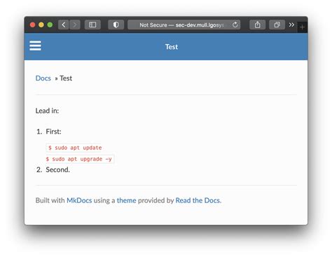 rendering of indented code blocks concatenates lines · issue 2639 · squidfunk mkdocs material