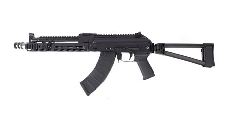 Psa Ak 104 Gf5 Triangle Side Folding Pistol With Triangle Brace Soviet Arms 10 Rail And Gas Tube