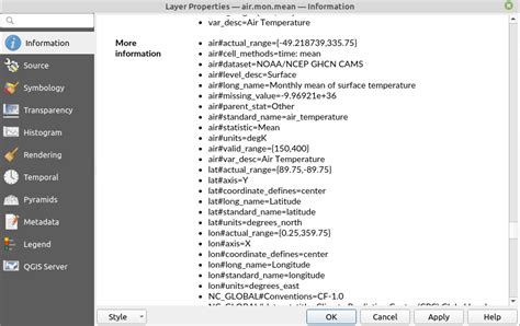 netcdf temporal data visualization with qgis global monthly
