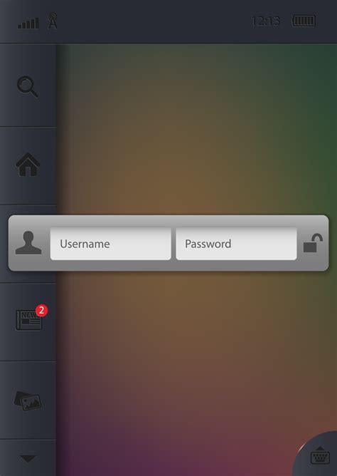 Username With Password Input Box Vector Free Download