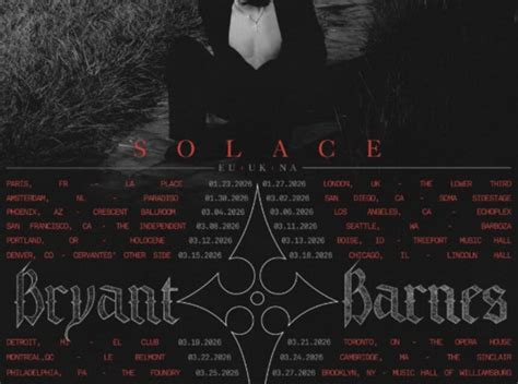 Bryant Barnes Will Embark On His Most Extensive North American Headline