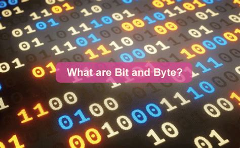 Difference Between Bit And Byte Tpoint Tech