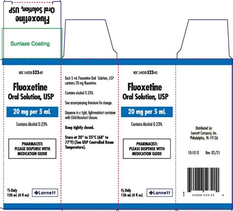Dailymed Fluoxetine Fluoxetine Hydrochloride Liquid