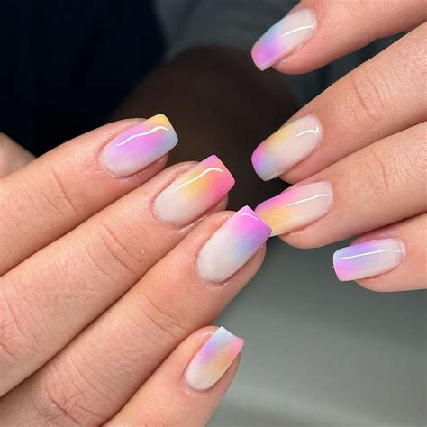 30 Square Nail Ideas For Summer From Swirls To Chrome