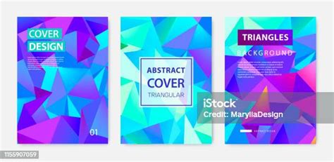 추상 기하학적 커버 배너 포스터 전단지 브로셔의 벡터 세트 텍스트 프레임 표면입니다 A4 템플릿 디자인 제목 시트 모델 세트입니다 3d 다각형 면 3차원 형태에 대한 스톡