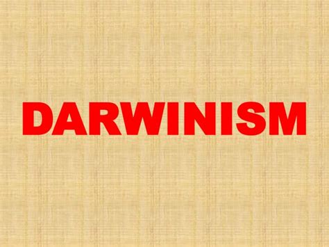 Darwinism Pdf