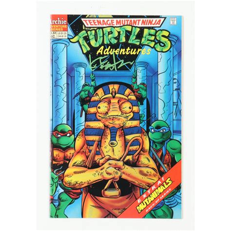 Kevin Eastman Signed Teenage Mutant Ninja Turtles Issue 51 Archie Comic Book Pa Pristine