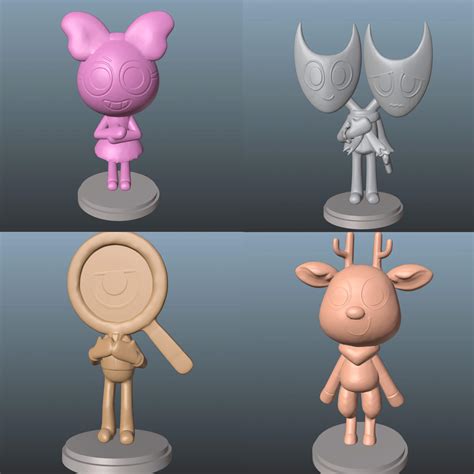 Dandys World Toons Bundle 3d Model By Soulsbornewm
