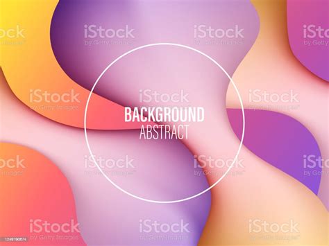 액체 모양의 추상적 배경 표지 또는 포스터 디자인 템플릿 벡터 Eps10 0명에 대한 스톡 벡터 아트 및 기타 이미지 0명 3차원 형태 개념 Istock