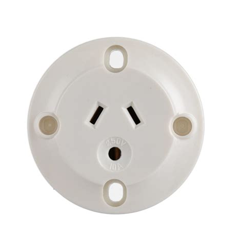 Surface Socket With Backing Plate 10A Transco Electrical