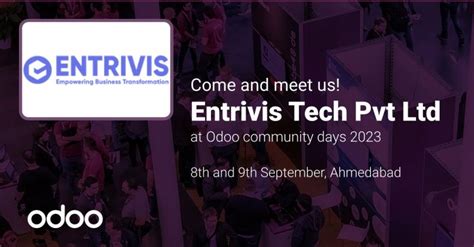 Meet Us At Odoo Community Days India In Ahmedabad Were Thrilled To Take Part As Exhibitors